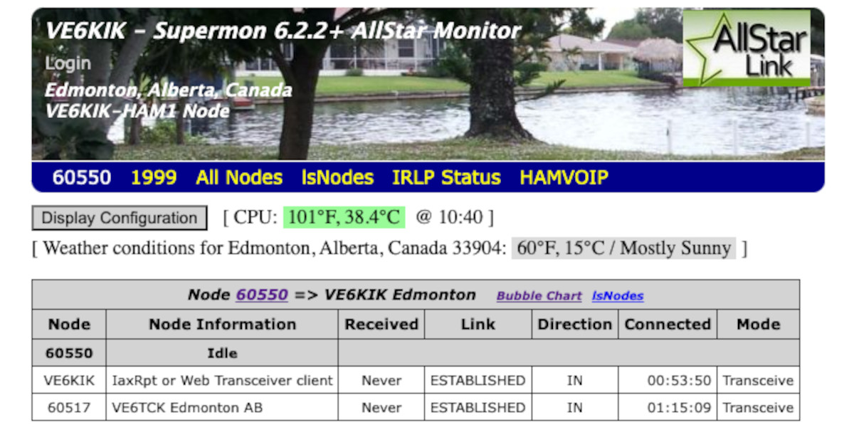 AllStar Node – Supermon Setup – Bohica.net